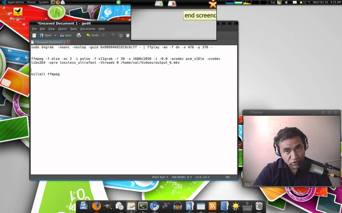 Haciendo screencast en Ubuntu Linux tutorial howto - YouTube