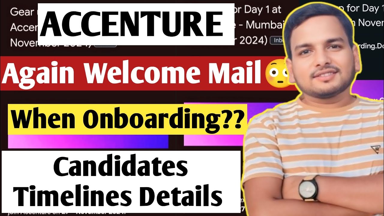 ACCENTURE DOUBLE WELCOME MAIL FOR CANDIDATES 2025 | TASK AWAITS MAIL ...
