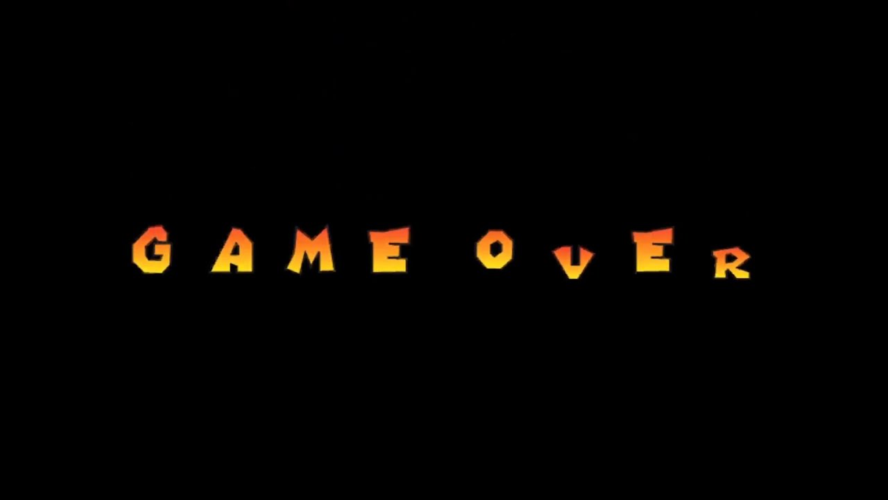 Super Paper Mario - Game Over (Wii) - YouTube