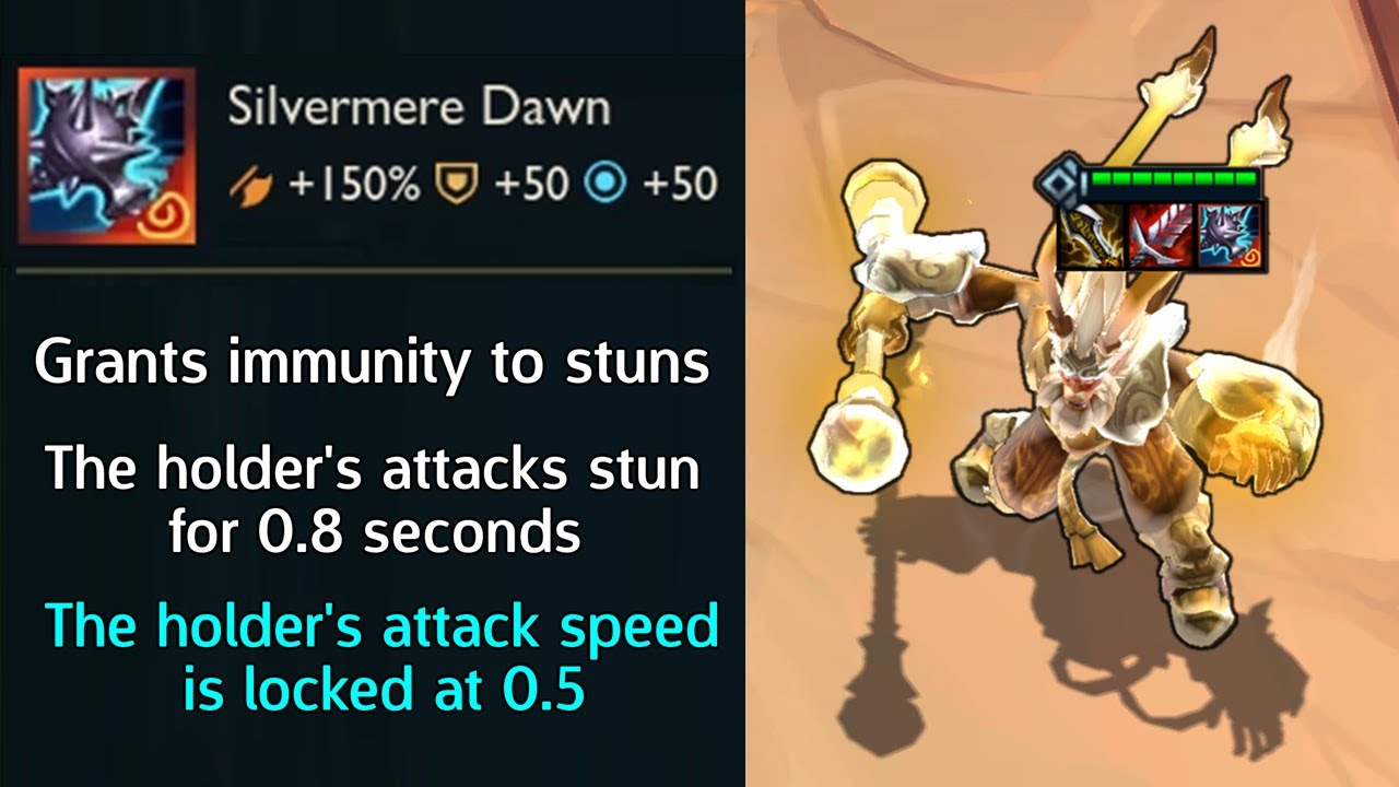 Silvermere Dawn Gives Huge AD But Locks Attack Speed to 0.5, Wukong ...