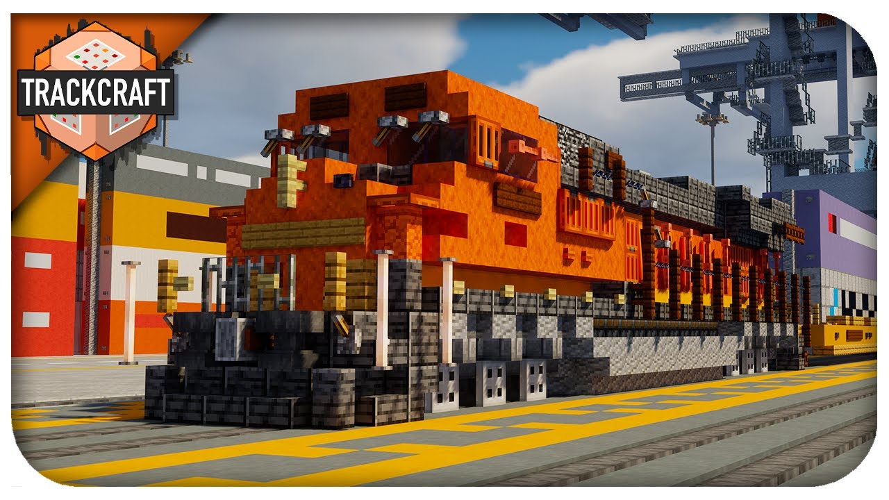 BNSF GE ES44DC I Rebuild In Minecraft - YouTube