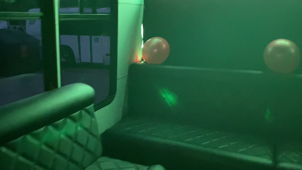 Inside the Silver Bullet small party bus! - YouTube