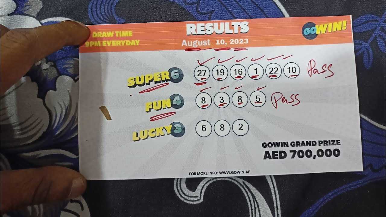GO WIN DRAW RESULTS FOR AUGUST 22-08-2023 #GOWIN | FUN 4 | SUPER 6 | GO ...