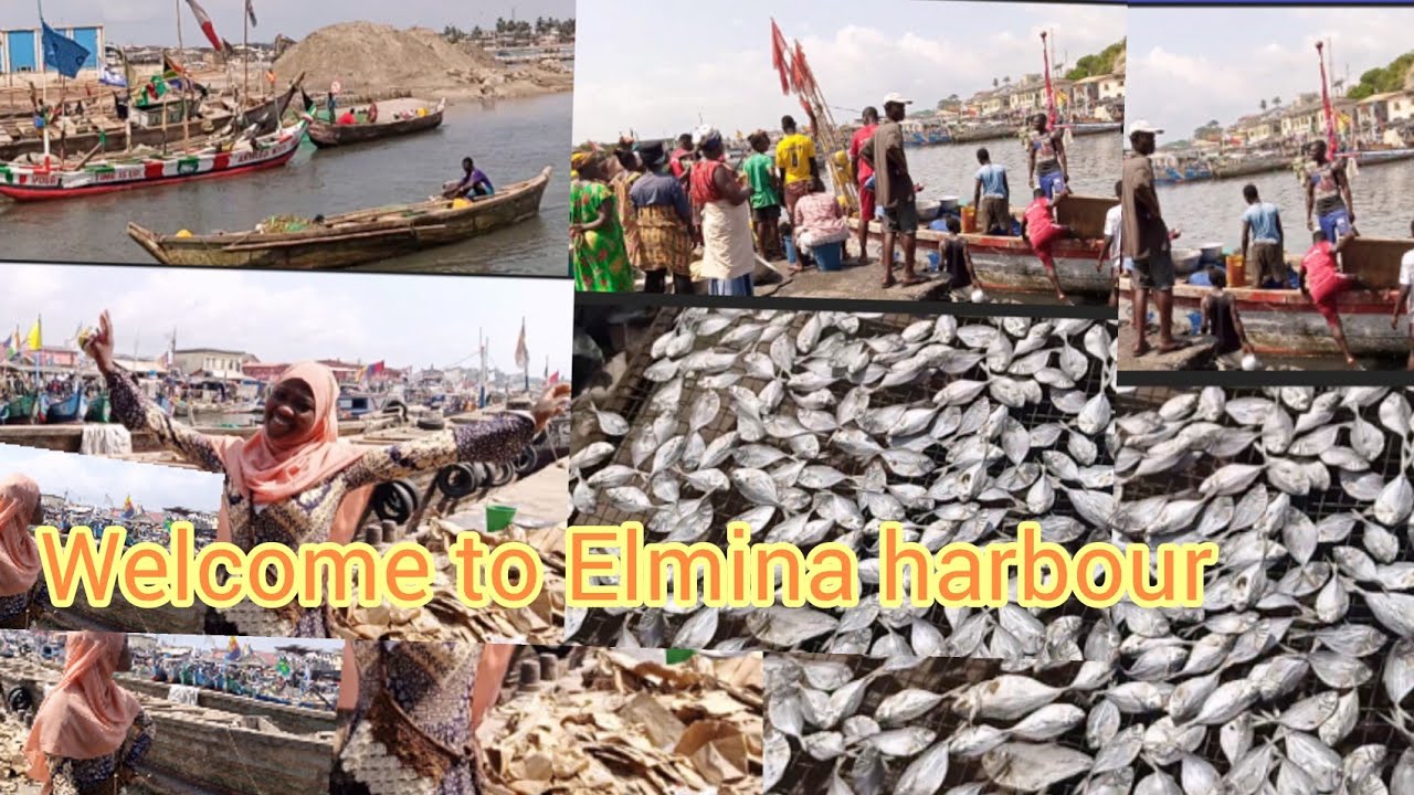 Vlog:A TOUR TO ELMINA FISHING HARBOUR//CENTRAL REGION - YouTube