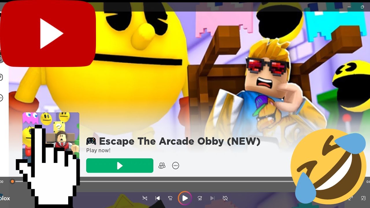 Escape the Arcade Obby ( NEW Obby ) - YouTube