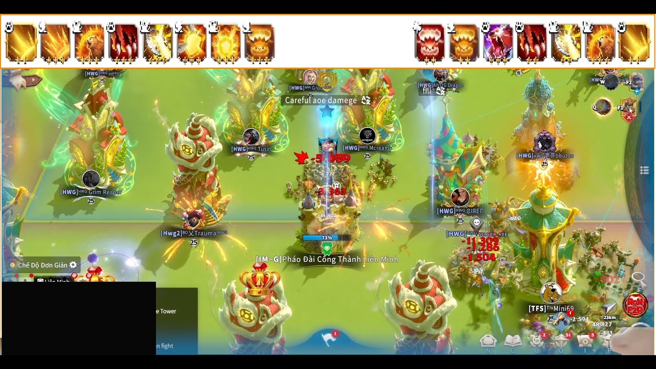 (B&R/HWG vs IM~G/TFS) CALL OF DRAGONS GAMEPLAY RALLY/GARRISON &T4 MAGE ...