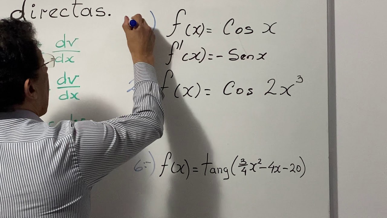 Derivadas Trigonométricas directas - YouTube