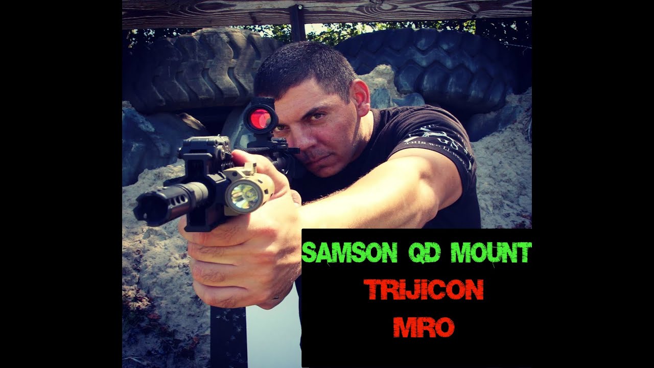 Trijicon MRO Samson QD Mount - YouTube
