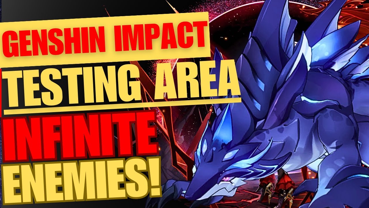 Infinite Vishap Challenge End Game Test Area Location | Genshin Impact ...