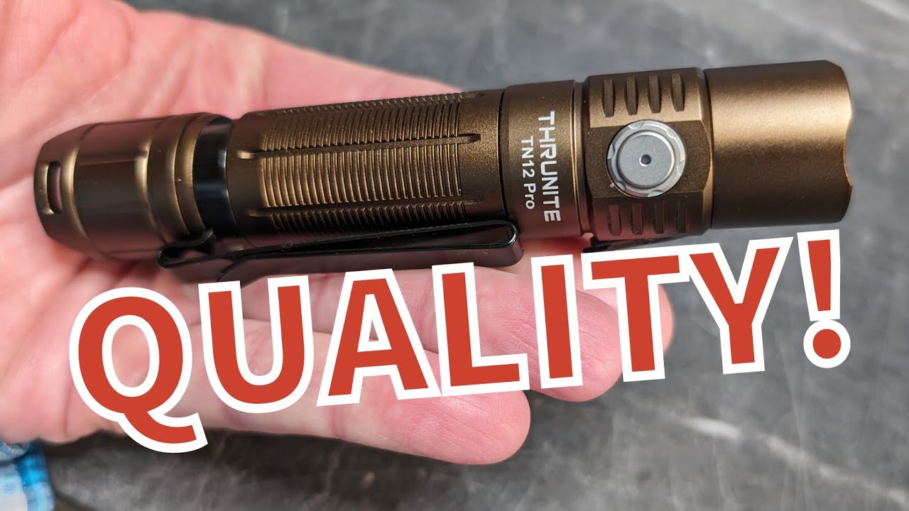 Unboxing another powerful Thrunite Flashlight - The TN12 - YouTube