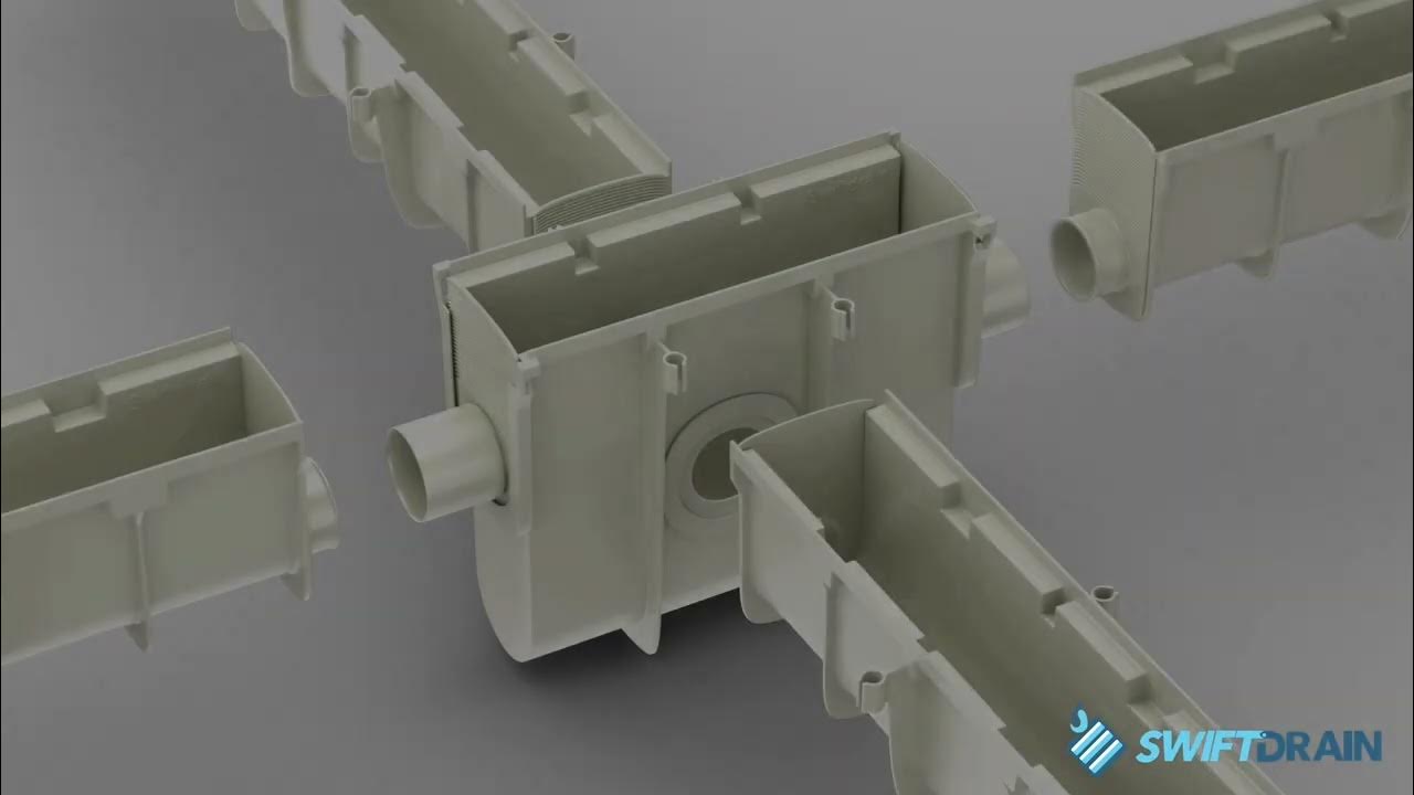 Swiftdrain Trench Drain Installation - YouTube