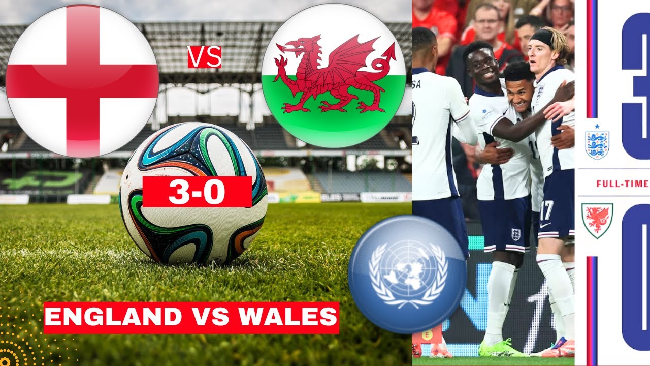 England vs Wales 3-0 Live International Friendly Football Match Score ...
