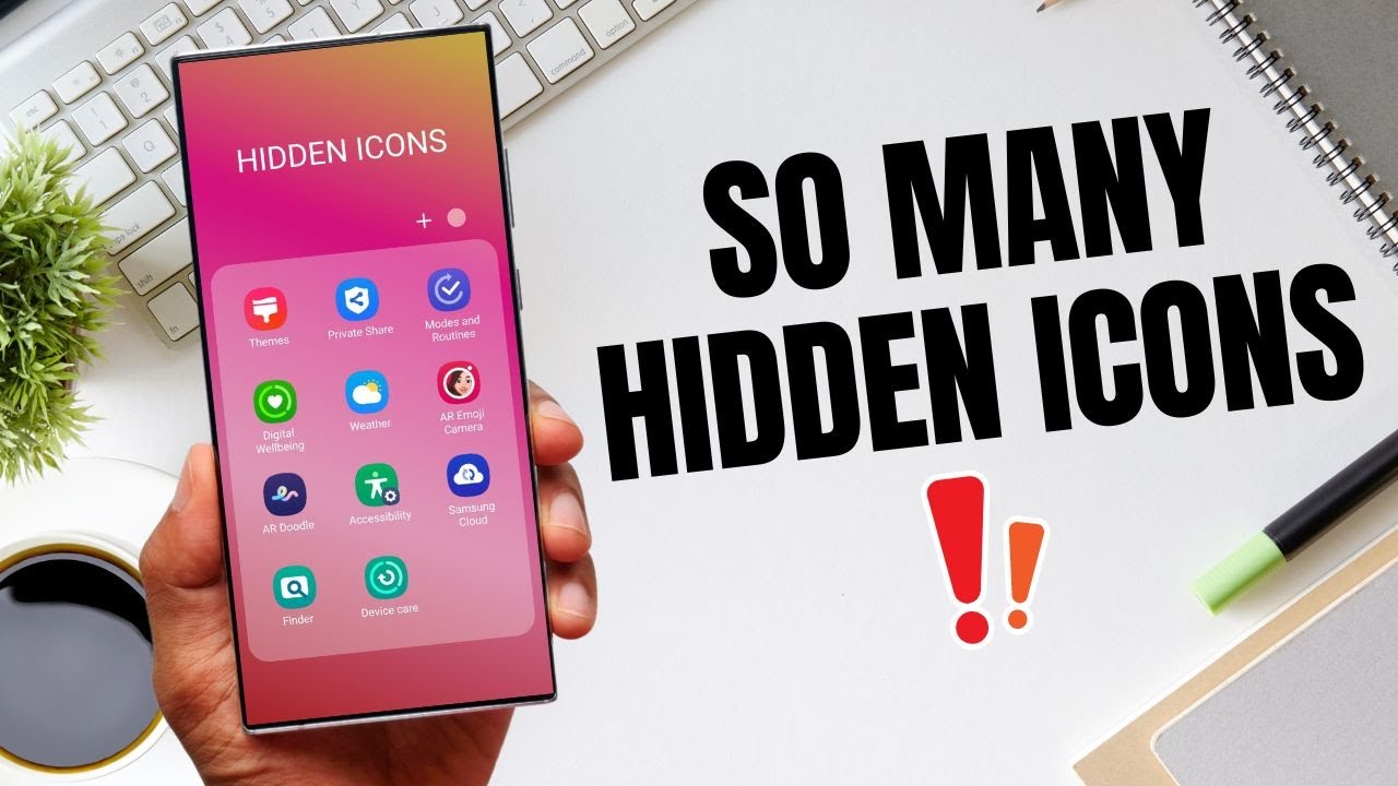 Enable These HIDDEN ICONS on Samsung Galaxy Phones ! - YouTube