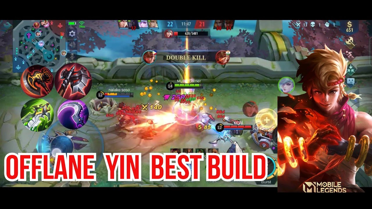 Offlane Yin Best Build ~ MLBB - YouTube