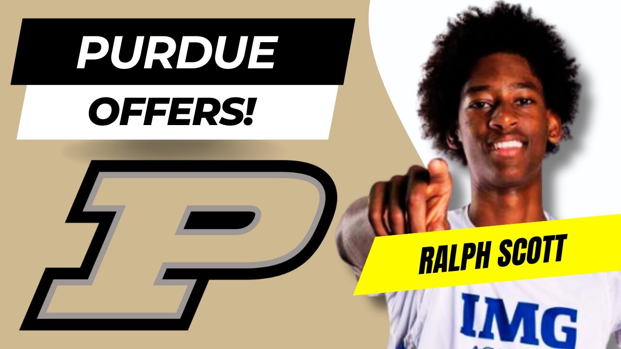Purdue Offers 4-Star Wing Ralph Scott! - YouTube
