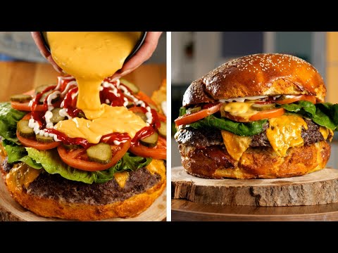 KOCAMAN BİR HAMBURGER YAPTIK! 🍔 HERKESİN DENEMESİ GEREKEN NEFİS TARİFLER