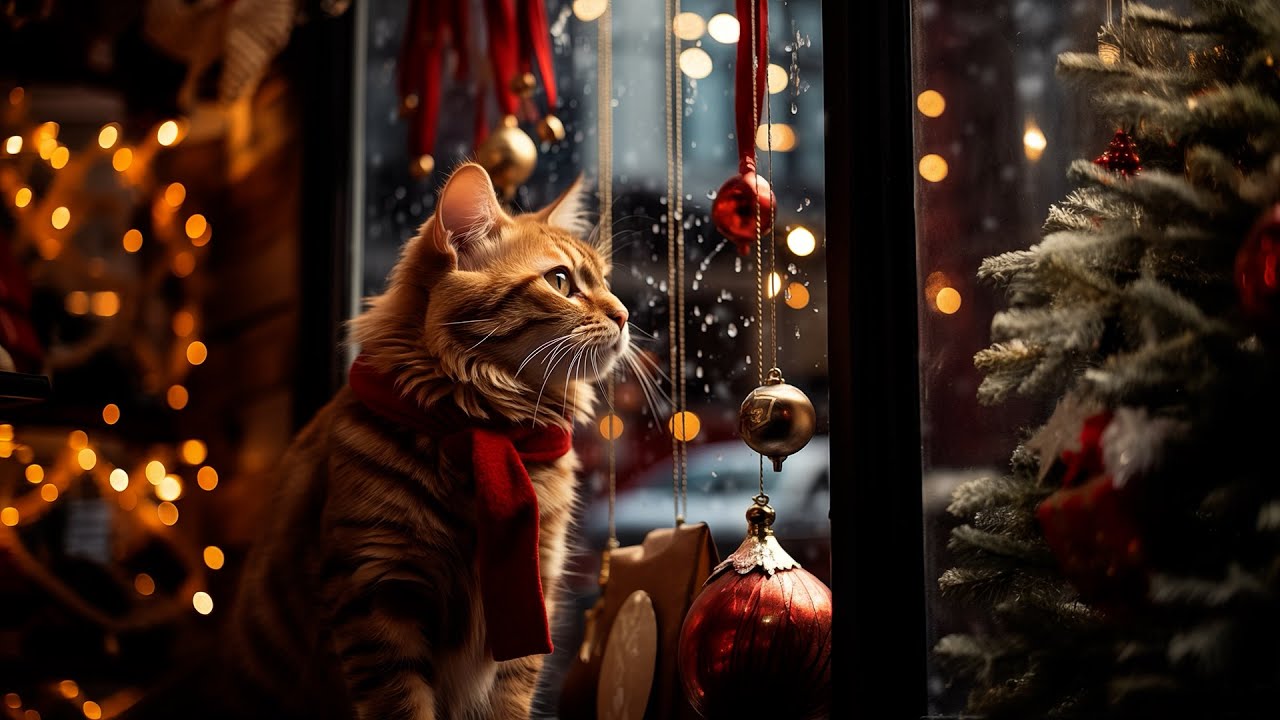 Calming Music for Cats, Holiday Catnap: Soothing Christmas Piano Music ...
