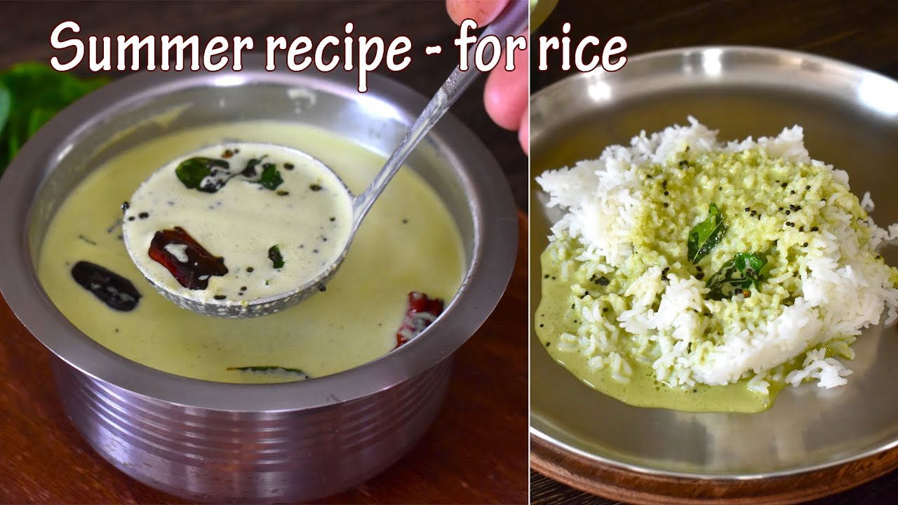 Eat this with rice during the day, for lunch - makes your body cool and ...