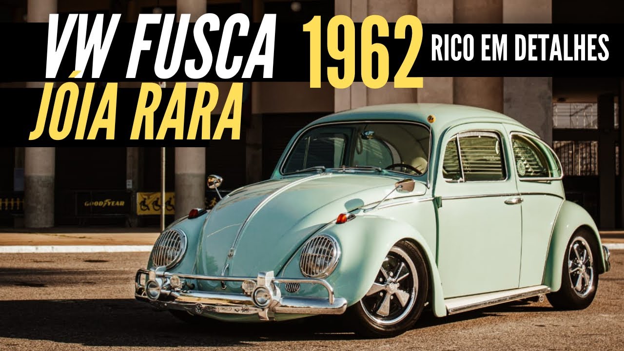 VW FUSCA 1962 AZUL PASTEL FEITO NO CAPRICHO - JOIA RARA - YouTube