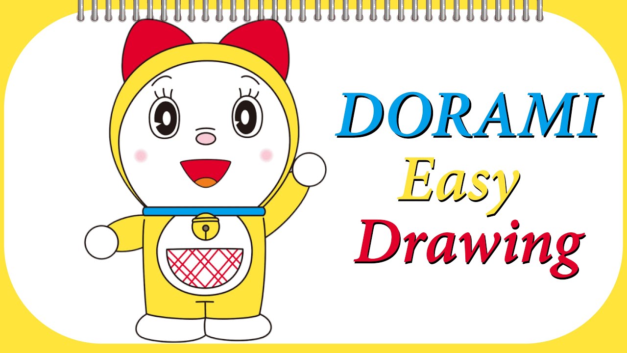 How to Draw Dorami from Doraemon | Easy Step-by-Step Drawing Tutorial ...