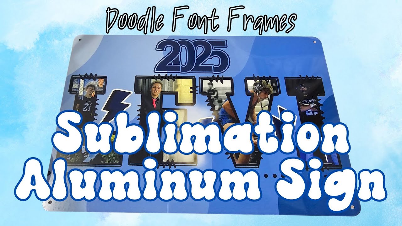 Sublimation Metal Signs! #youtubehighfive #sublimationtutorial #htvront ...