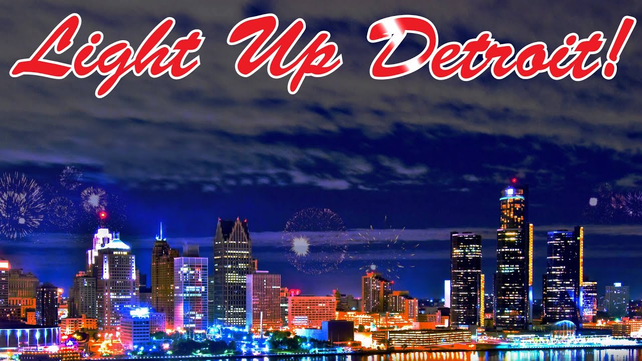Light Up Detroit Summer Opening Animation I Lakehouse Studios - YouTube