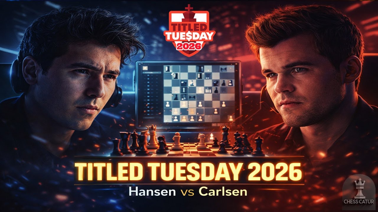 Eric Hansen vs Magnus Carlsen🔹Titled Tuesday Jan 06 2026 - Full Online ...