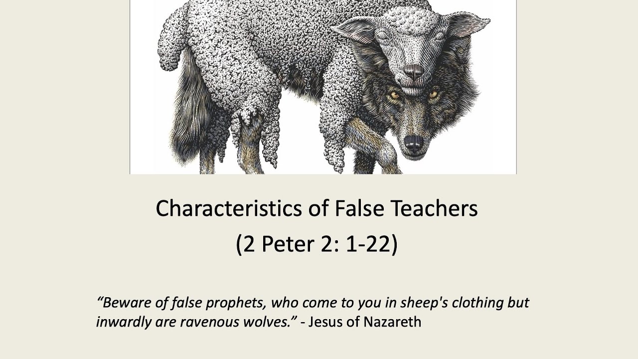 False prophets: Characteristics (2 Peter 2:1-22) - YouTube