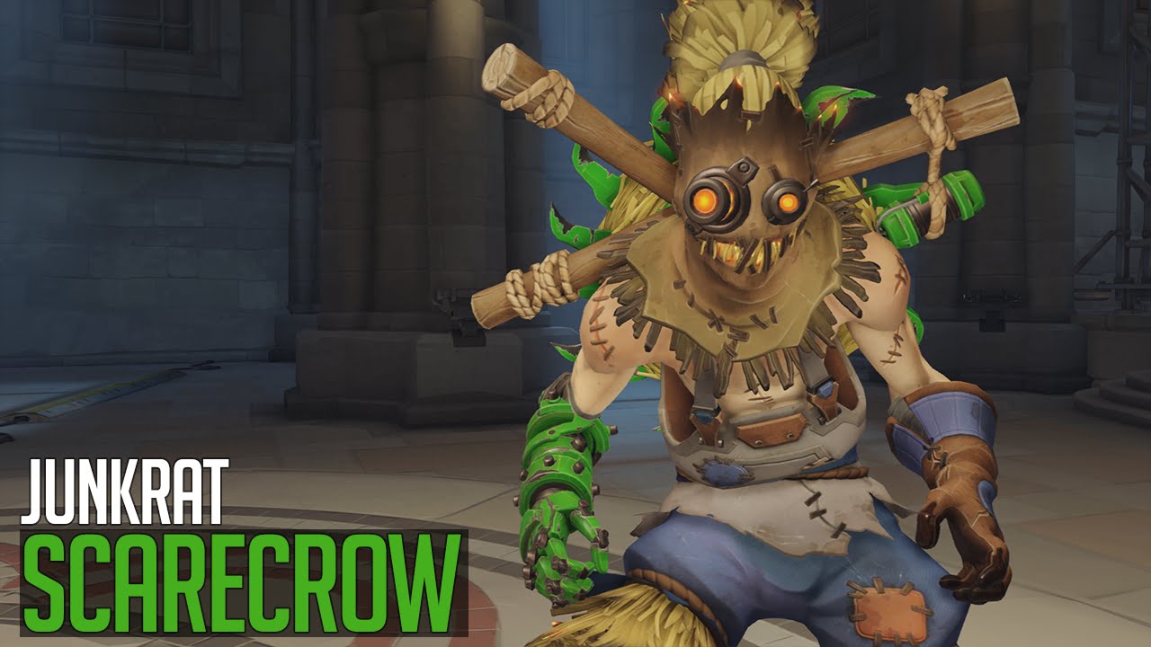Overwatch | Junkrat - Scarecrow skin - YouTube