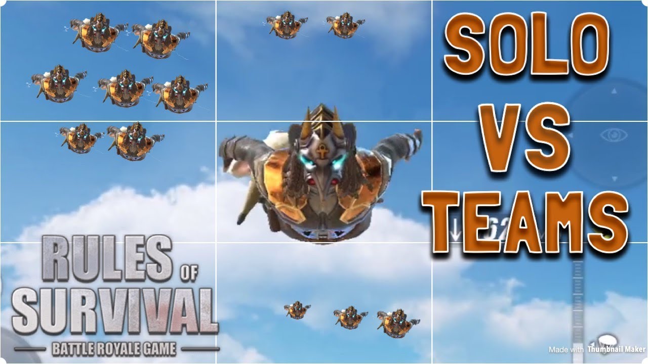 SOLO VS TEAM MONTAGE! - Rules of Survival - YouTube