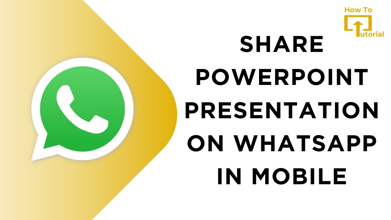 How to Share PowerPoint Presentation on WhatsApp in Mobile - YouTube