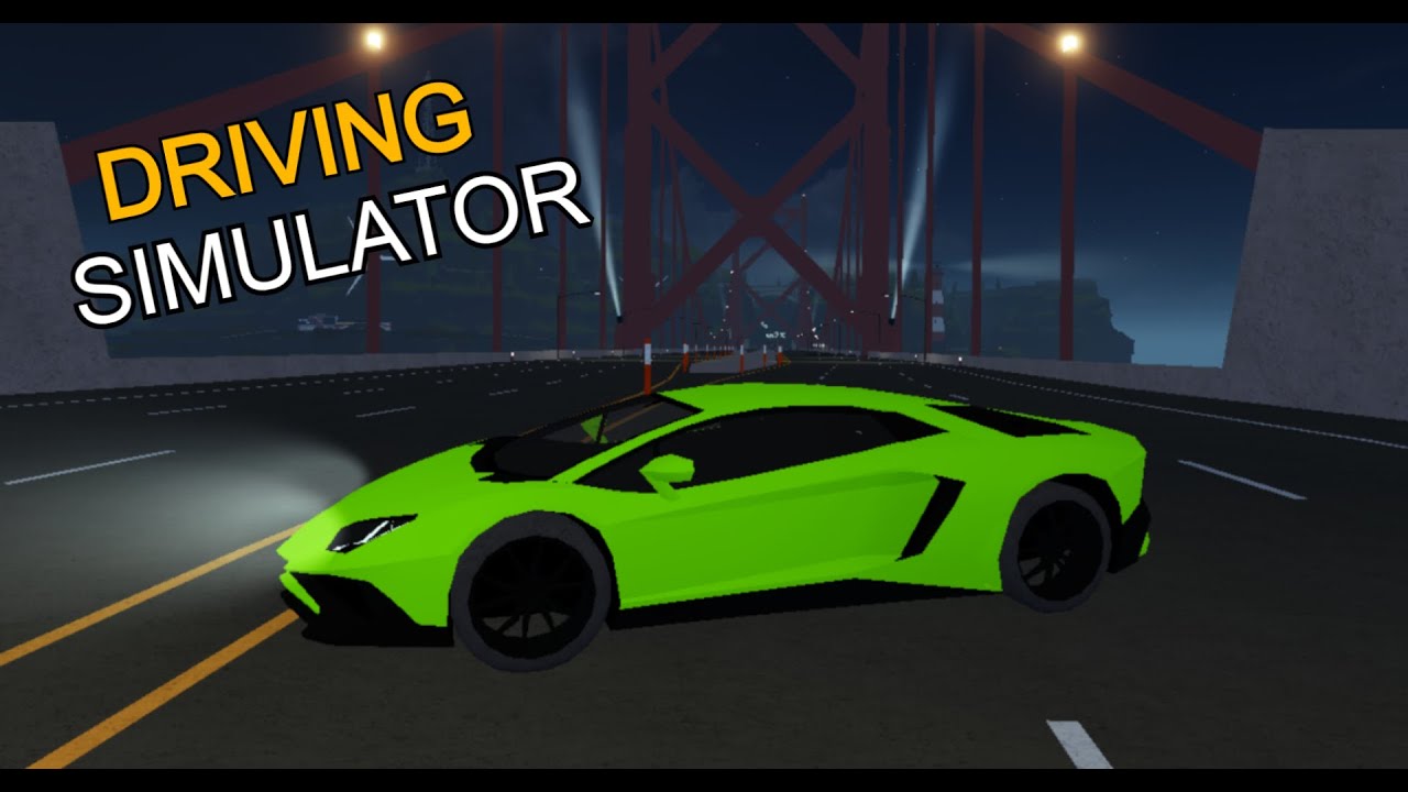Roblox Driving Simulator Lamborghini Aventador - YouTube
