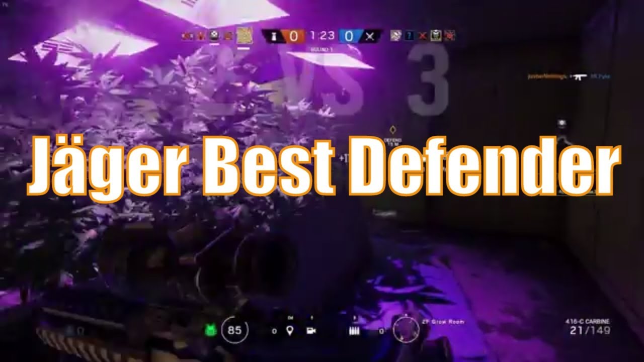 RAINBOW SIX SIEGE - Jäger Best Defender - YouTube