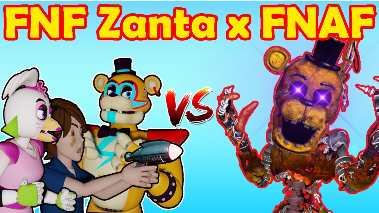 Friday Night Funkin' VS FNAF Security Breach Sing Zanta (FNF Mod/Hard ...