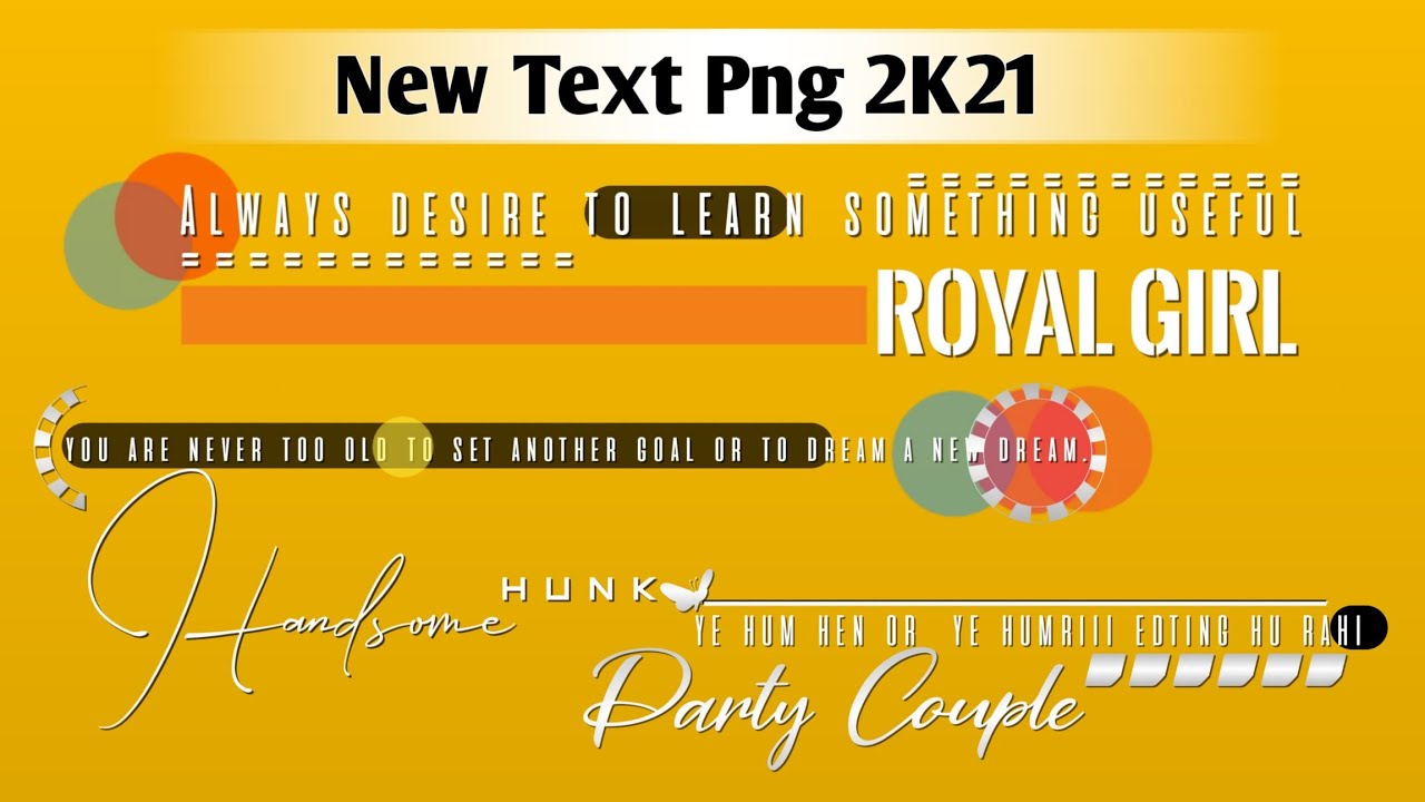 How To Downlowd New Text Png Zip File | Png Picsart Photoshop Pixellab ...