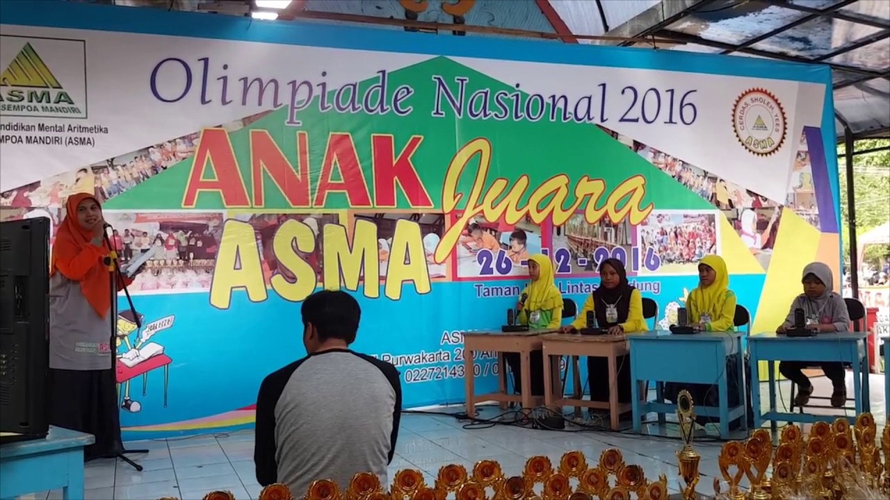 olimpiade nasional sempoa asma 2016 - YouTube