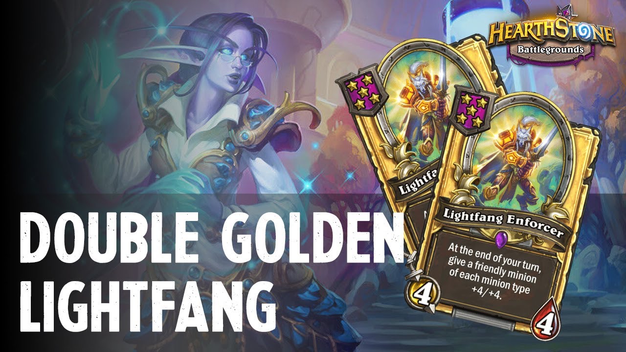 Elise Starseeker - Double Golden Lightfang | Hearthstone Battlegrounds ...