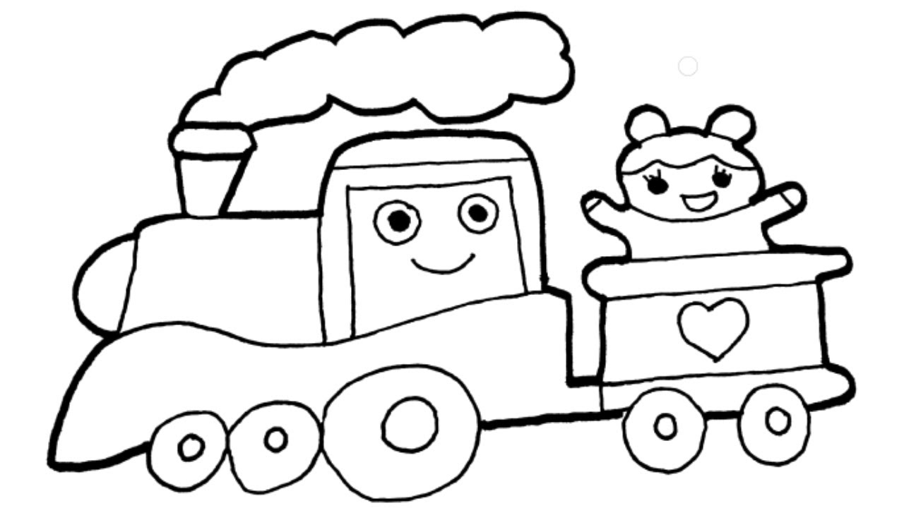 Fun and Easy Drawing Tutorial: How to Draw a Train for Kids | Step-by ...