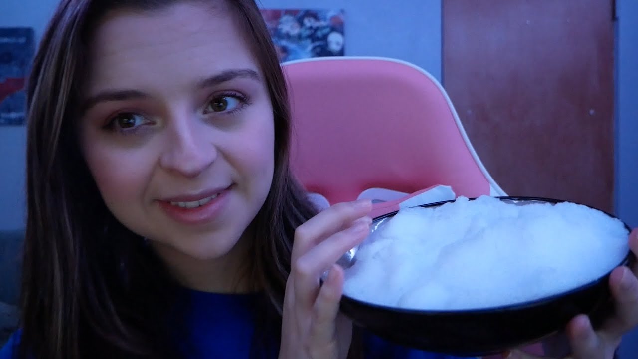 ASMR~ Playing With Snow - YouTube