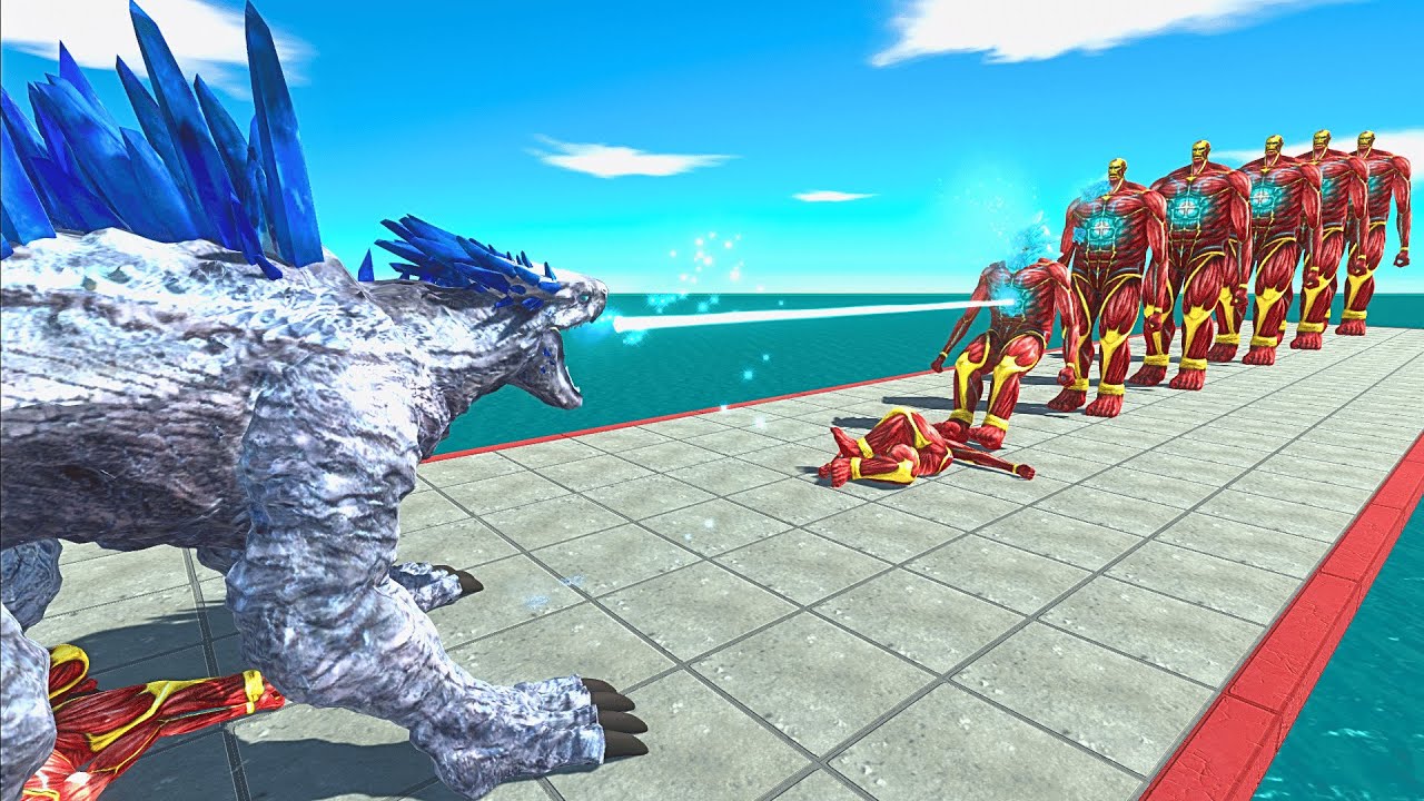 New Kaiju Monsters Evolution VS 10 Levels of Iron Man Colossal Titan ...
