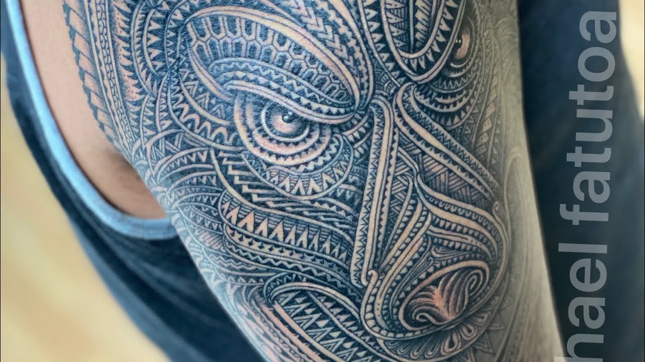 Samoan Wolf Tattoos Maori Style Wolf (Maori Series: EARTH) Wolf Maori