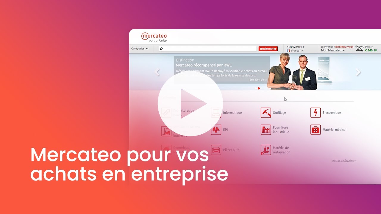 Tutoriel Mercateo pour vos achats en entreprise - YouTube
