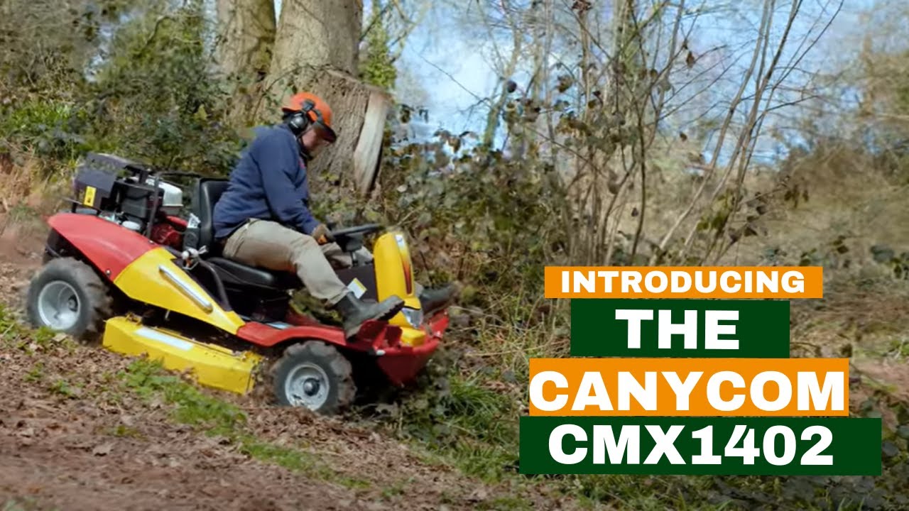 Introducing the Canycom CMX1402 Ride-on Brushcutter - YouTube