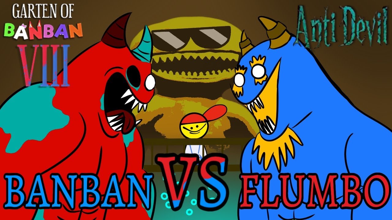 BANBAN VS FLUMBO GARTEN OF BANBAN 8 - YouTube