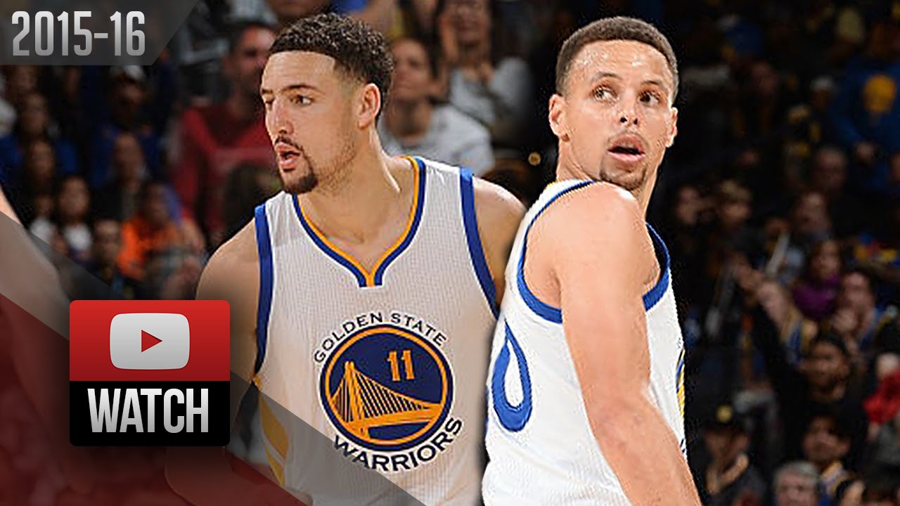 Stephen Curry & Klay Thompson Full Highlights vs 76ers (2016.03.27 ...