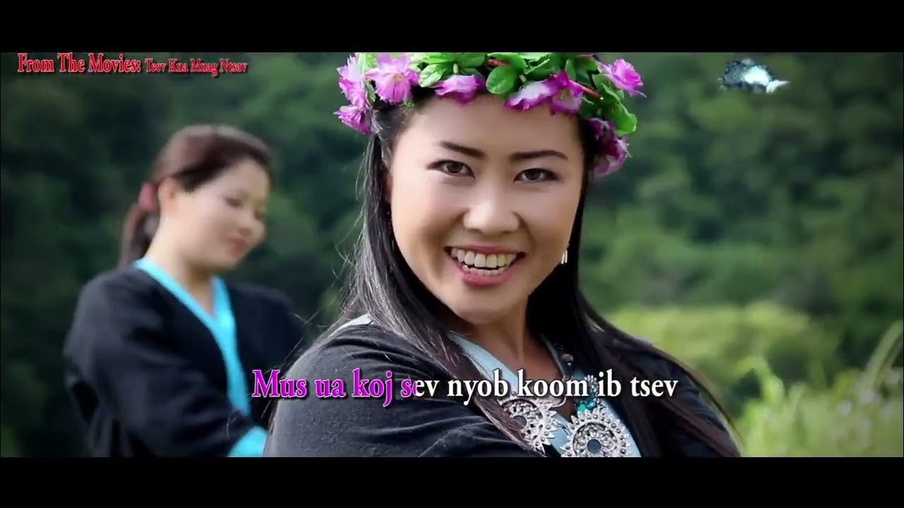 keng lee & maiv li yaj, koj ua kuv ntsav siab. karaoke. - YouTube