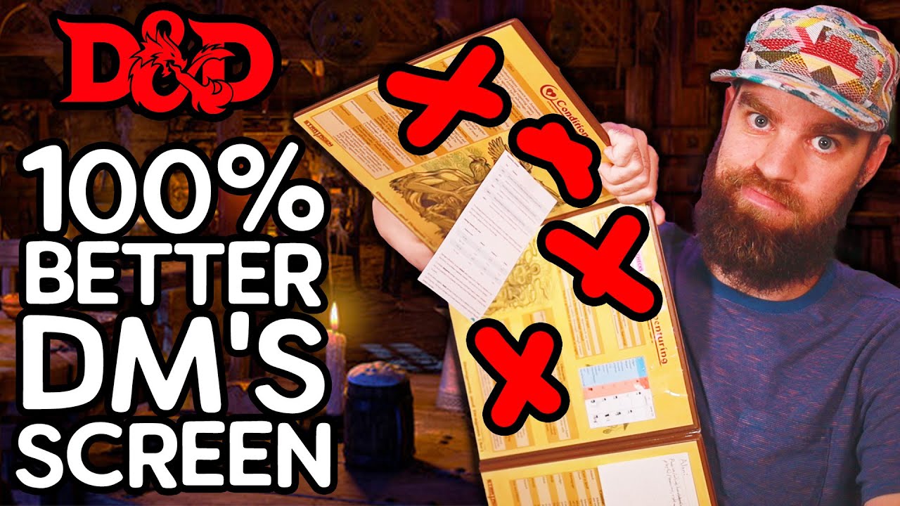 Making A DM's Screen That's ACTUALLY Helpful. - YouTube