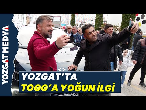 Yozgat’ta yerli ve milli otomobil Togg’a yoğun ilgi