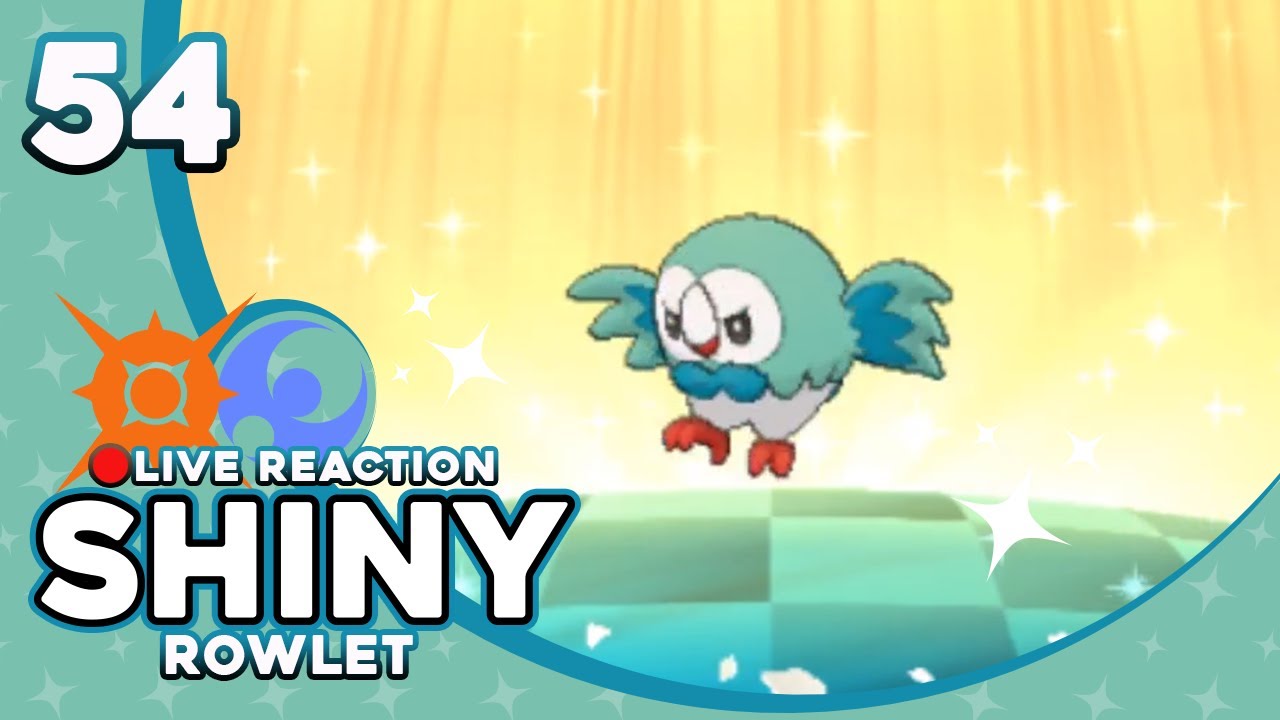THE BEST ALOLA STARTER! SHINY ROWLET! | Pokémon Sun and Moon Shiny ...
