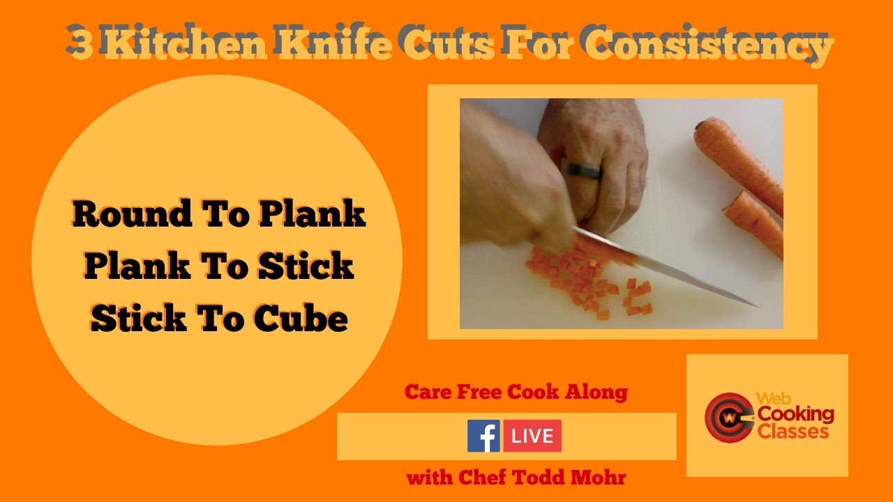 3 Kitchen Knife Cuts For Greater Consistency - YouTube